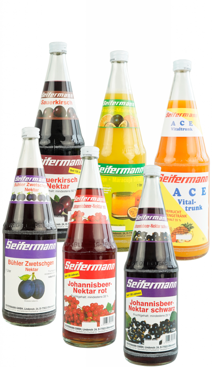 Fruchtsaft-Sortiment – Seifermann-Fruchtsaft